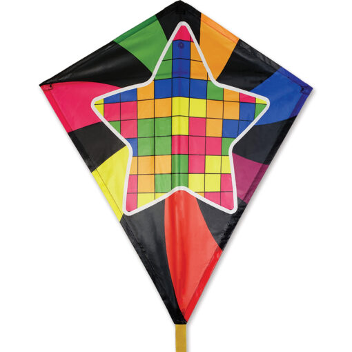 30” Star Blocks Diamond Kite | Klig's Kites